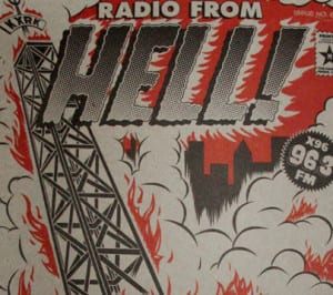 X96 Radio From Hell Poster | The Mandate Press